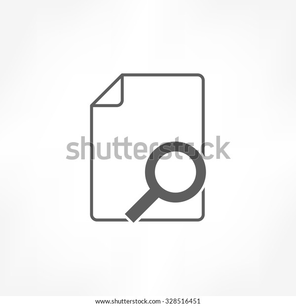File Serch Icon Stock Vector (Royalty Free) 328516451 | Shutterstock
