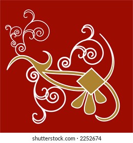 Filigree Scroll Stock Vector (Royalty Free) 2252674 | Shutterstock