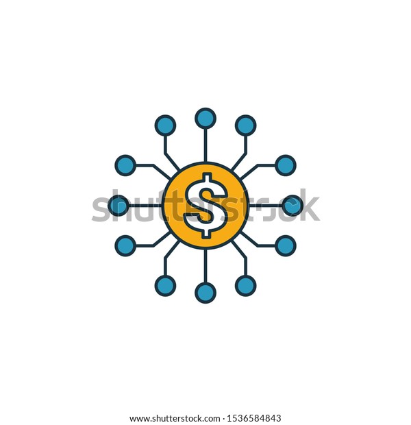 Fintech Icon Set Four Elements Diferent Stock Vector (Royalty Free ...