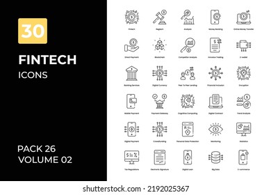8,785 Fintech Icon Set Images, Stock Photos & Vectors | Shutterstock