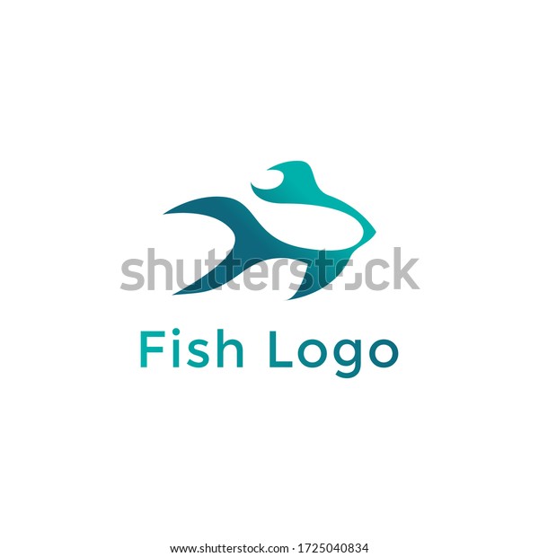 Fire Fish Logo Simple Cool Fish Stock Vector (Royalty Free) 1725040834 ...