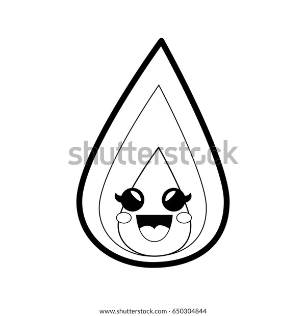 Fire Flame Cartoon Smiley Stock Vector (Royalty Free) 650304844 ...