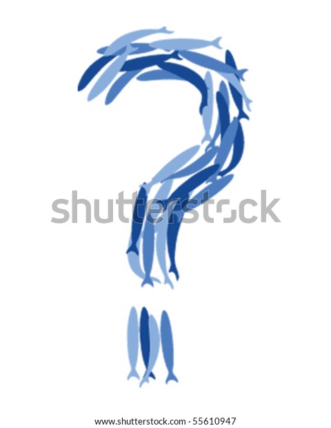 Fish Question Mark Stock Vector (Royalty Free) 55610947 | Shutterstock