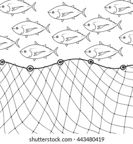 Fishnet Vector Stock Vector (Royalty Free) 443480419 | Shutterstock