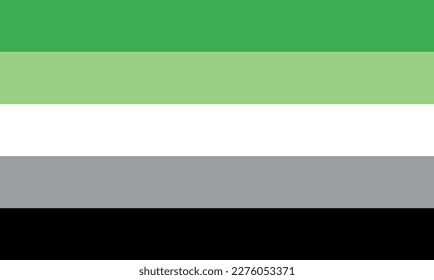 Aromantic Pride Flag Vector Illustration Lgbt Stock Vector (Royalty ...