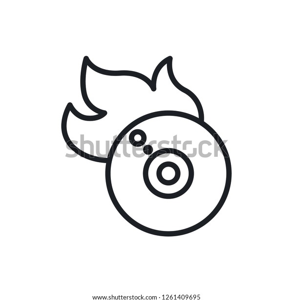 Flame Disk Vector Icon Stock Vector (Royalty Free) 1261409695 ...