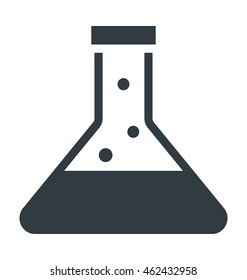 Chemical Jar Laboratory Icon Concept Stock Vector (Royalty Free ...