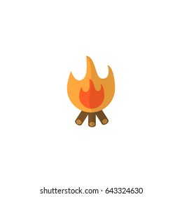 Flame Fire Bonfire Cartoon Vector Stock Vector (Royalty Free) 729459184 ...