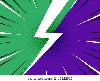 Flat Comic Style Background Wallpaper Stock Vector (Royalty Free ...