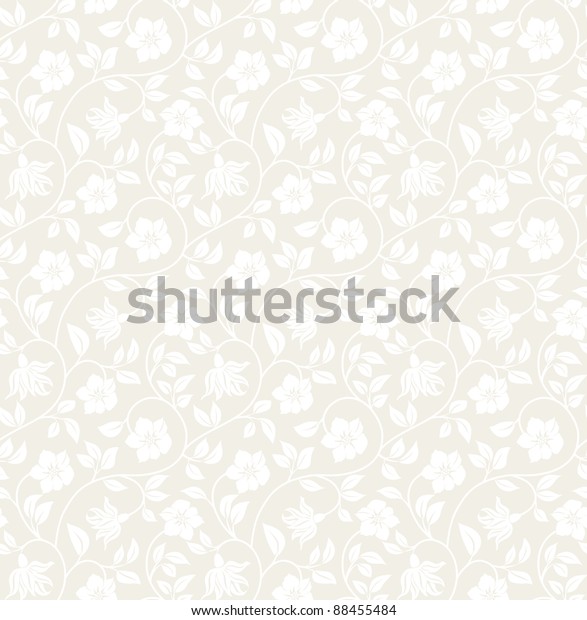 Floral Seamless Background Pattern Continuous Replicate Stock Vector ...