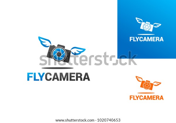 Fly Camera Logo Template Design Vector Stock Vector (Royalty Free ...