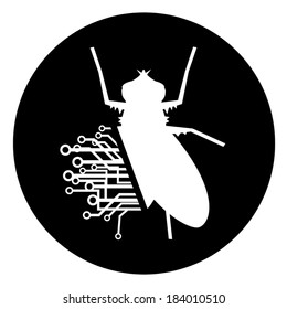 Fly Tech Stock Vector (Royalty Free) 184010510 | Shutterstock