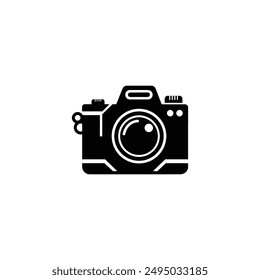 Focus Frame Elegant Camera Vector Silhouette Stock Vector (Royalty Free ...