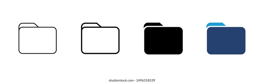 39,811 Vector Black Computer Folder Icon Set Stock Vectors and Vector Art | Shutterstock