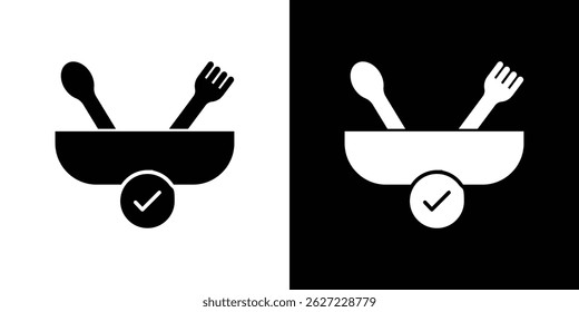 Food Safety Icon Vector Solid Illustration Stock Vector (Royalty Free ...