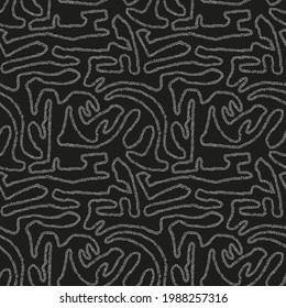 Footpath Seamless Pattern Background Made Small Stock Vector (Royalty ...