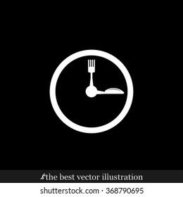Fork Knife Clock Stock Vector (Royalty Free) 368790695 | Shutterstock