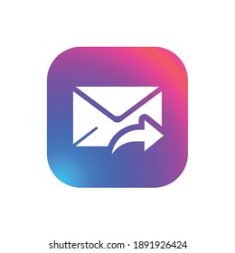 Business Email App Icon Button Stock Vector (Royalty Free) 1906880020 ...