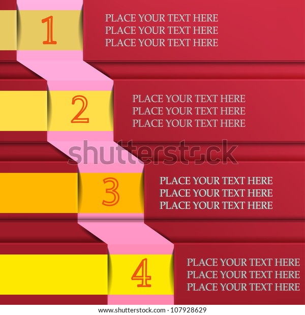 Four Choice Table Stock Vector (Royalty Free) 107928629 | Shutterstock