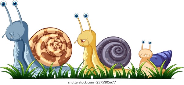 41 4 Snails Together Images, Stock Photos, 3D objects, & Vectors ...