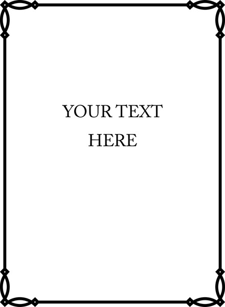 Page Borders For School Projects Black And White