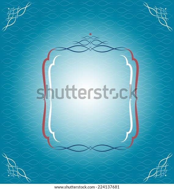 Frames Borders Greeting Card Design Stock Vector (Royalty Free ...