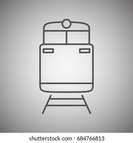 Freight Train Icon Stock Vector (Royalty Free) 684766813 | Shutterstock