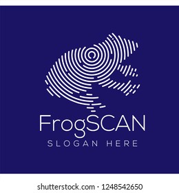 Frog Scan Technology Logo Vector Element Stock Vector (Royalty Free ...