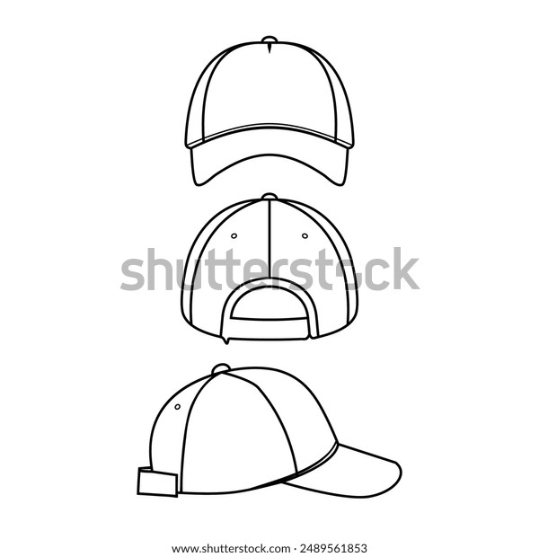 Flat Cap Mockup: Over 2,912 Royalty-Free Licensable Stock Illustrations ...
