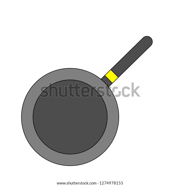 Frying Pan Graphics Logo Stock Vector (Royalty Free) 1274978155 ...
