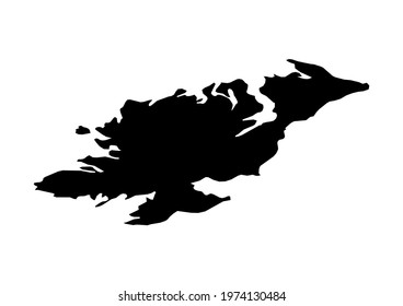 Map Donegal Ireland Stock Vector (Royalty Free) 494939926 | Shutterstock