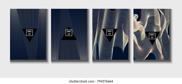 Funky Covers Set A4 Vector Brand Stock Vector (Royalty Free) 794376664 ...