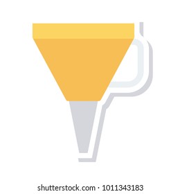 Feature Selection Funnel Checkmark Representing Choosing Stock Vector ...
