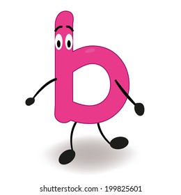 Funny B Letter Vector Stock Vector (Royalty Free) 199825601 | Shutterstock