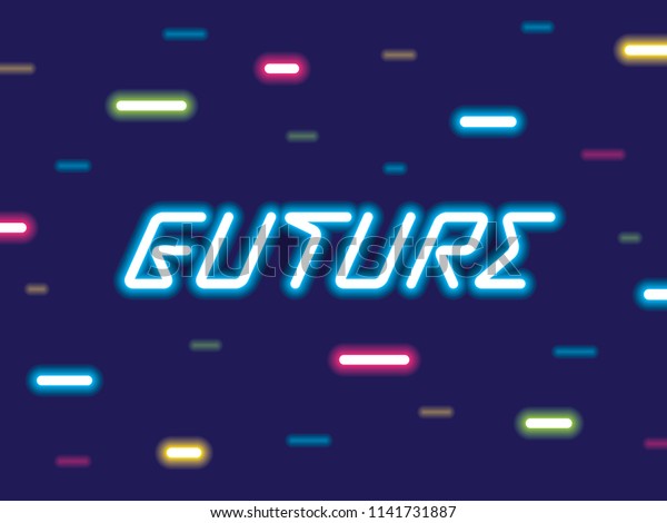 Future Logo Design Template Vector Lettering Stock Vector (Royalty Free ...