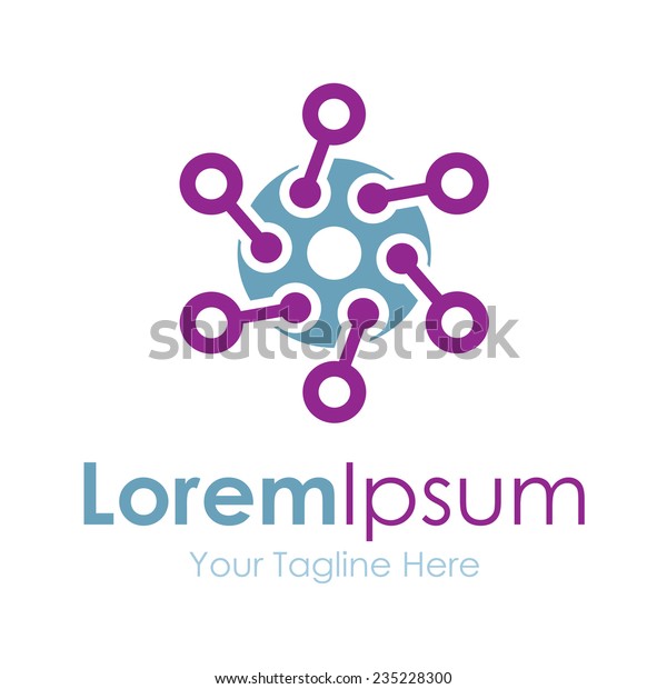 Future Technology Branch Integrated Circle Concept Stock Vector ...