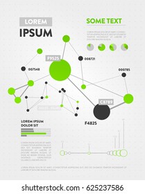 Futuristic Infographic Information Aesthetic Design Complex Stock ...