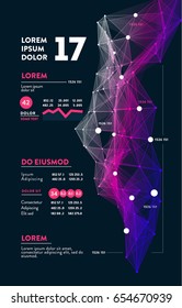 Futuristic Infographic Information Aesthetic Design Complex 스톡 벡터(로열티 ...