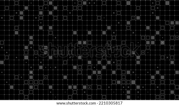 Futuristic User Interface Hud Black White Stock Vector (Royalty Free ...