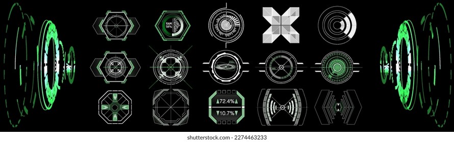 Futuristic Vector Hud Interface Screen Design Stock Vector (Royalty Free) 2274463233 | Shutterstock