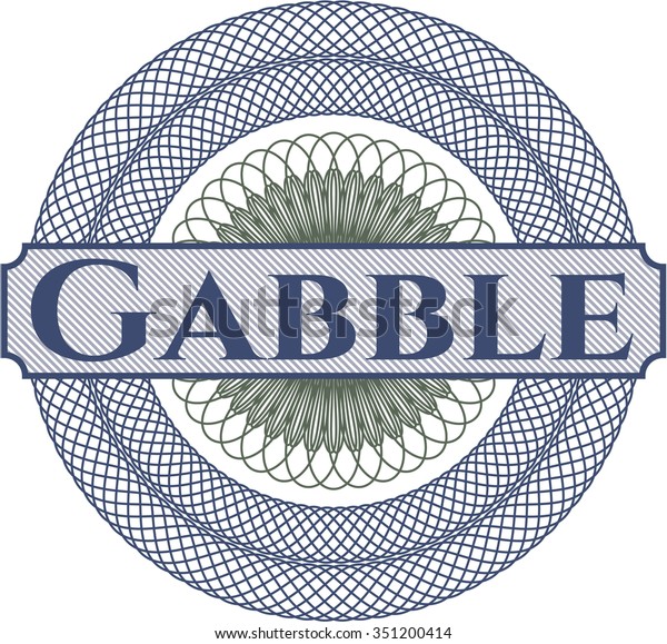 Gabble Abstract Rosette Stock Vector (Royalty Free) 351200414 ...