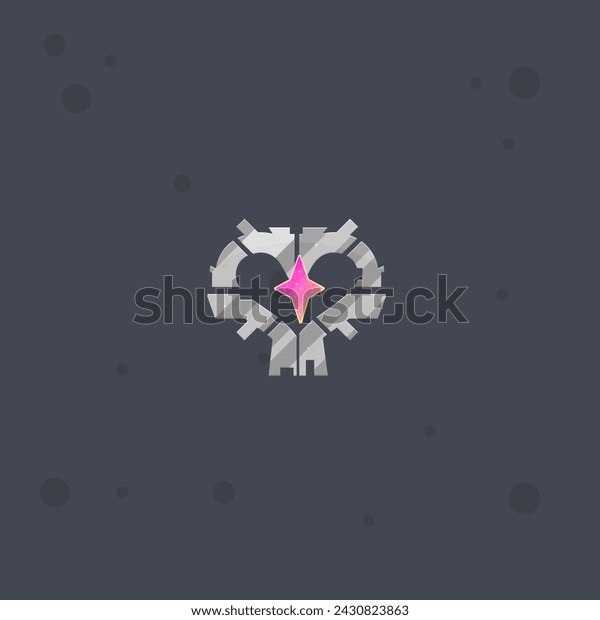 Game Ui Badge Sci Fi Futuristic Stock Vector (Royalty Free) 2430823863 ...
