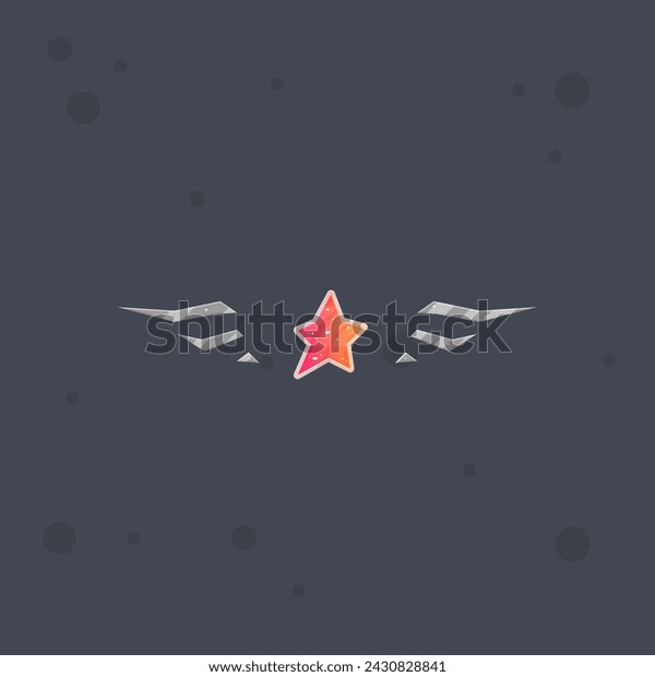 Game Ui Badge Sci Fi Futuristic Stock Vector (Royalty Free) 2430828841 ...