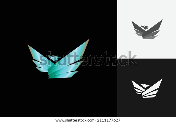 Garuda Eagle Logo Vector Illustration Simple Stock Vector (Royalty Free ...