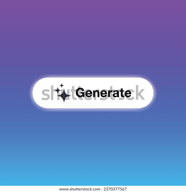 Generate Ai Button Artificial Intelligence Icon Stock Vector (Royalty Free) 2370377567 ...