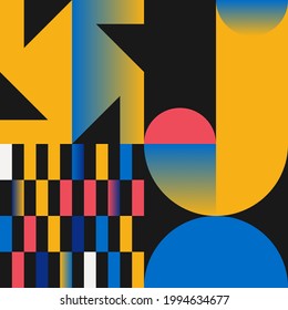 Generative Design Artwork Graphics Bizarre Computer Stock Vector ...