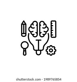 Genius Icon Vector Logotype Stock Vector (Royalty Free) 1989765854 ...