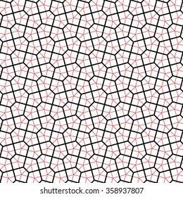 Geo Pattern Archimedean Tiling Seamless Geometric: เวกเตอร์สต็อก (ปลอด ...