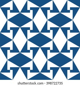 Geometric Counter Change Pattern Seamless Vector Stock Vector (Royalty ...