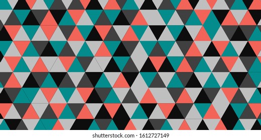 Retro Triangle Pattern Backgroundmosaic Pattern Abstract Stock ...